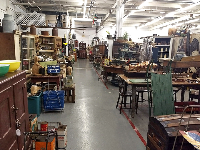 Antique hunters know the thrill of the hunt outweighs the catch. Each aisle in this treasure trove promises discoveries that big box stores can't manufacture.