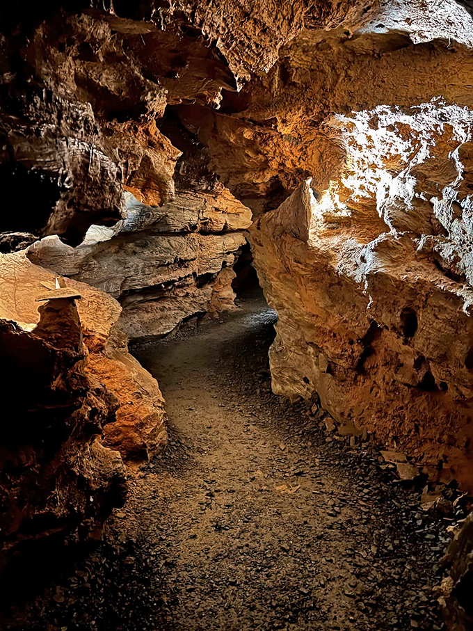 Lincoln Caverns reveals Mother Nature's underground sculpture gallery, where stalactites and stalagmites have been perfecting their art for millennia.