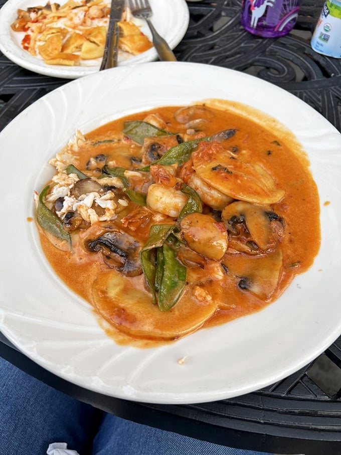 This lobster ravioli doesn't just satisfy hunger&mdash;it solves problems. Whatever was bothering you before this plate arrived is now officially irrelevant.