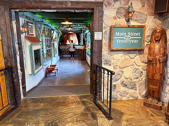 Main Street of Yesteryear captures a simpler time. This charming exhibit preserves vintage window displays that once made children press their noses against department store glass.