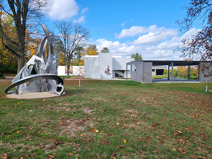 Modern art meets open spaces at the Mansfield Art Center, where creativity thrives without Manhattan price tags.