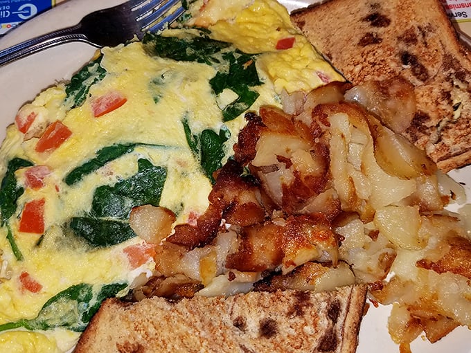 Proof that vegetables can be more than an obligation&mdash;this omelet brings Mediterranean sunshine to Ohio mornings, no passport required.