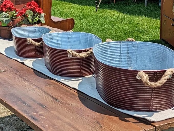 These galvanized tubs once bathed babies and chilled beverages at family picnics. Now they're ready for their Pinterest-worthy revival.