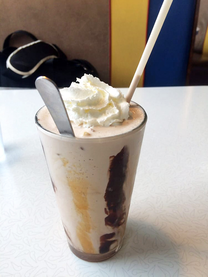 This milkshake doesn't just bring boys to the yard – it brings everyone to Mystic. Chocolate and vanilla swirled together like a perfect marriage.
