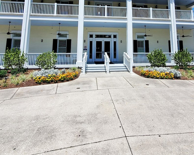 Southern charm personified in white clapboard and wraparound porches—the kind of place that practically demands a glass of sweet tea.