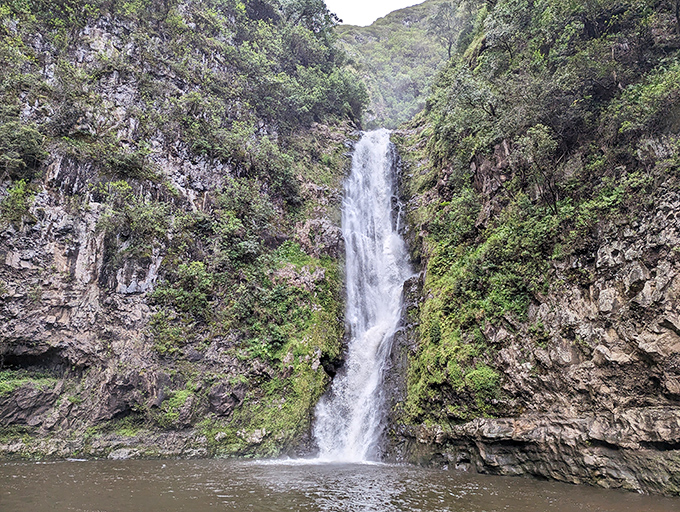 Halawa Valley's waterfall rewards hikers with a refreshing finale. The ancient Hawaiians knew where to find paradise.