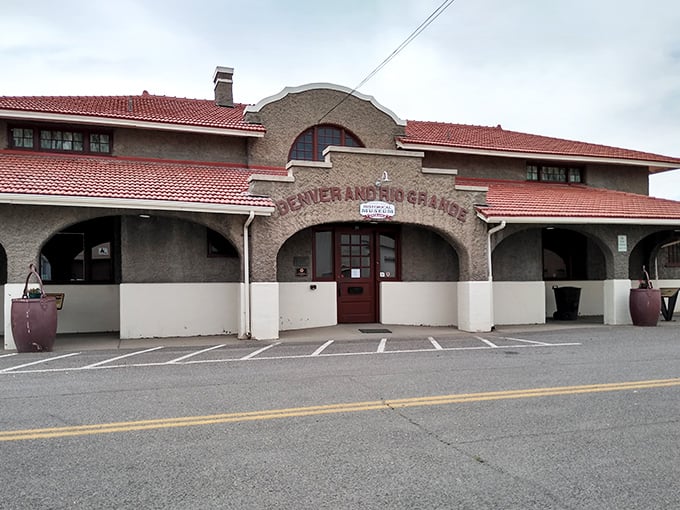The Denver & Rio Grande Depot now houses the County Historical Museum, where railroad history meets small-town charm in this beautifully preserved architectural gem.
