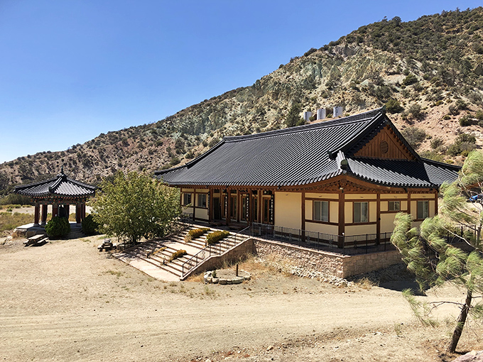 This Korean-inspired Mountain Spirit Zen Center offers unexpected cultural richness amid Tehachapi's rolling hills.