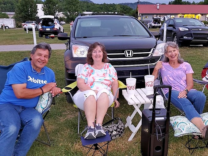 Lawn chairs, friendly faces, and cold drinks&mdash;the unofficial uniform of drive-in veterans who know the best theater seats aren't seats at all.