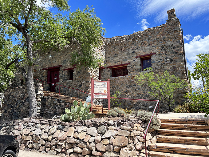 The stone Governor's Mansion stands as a humble reminder that frontier politicians weren't exactly living in marble palaces. Early Arizona tough!