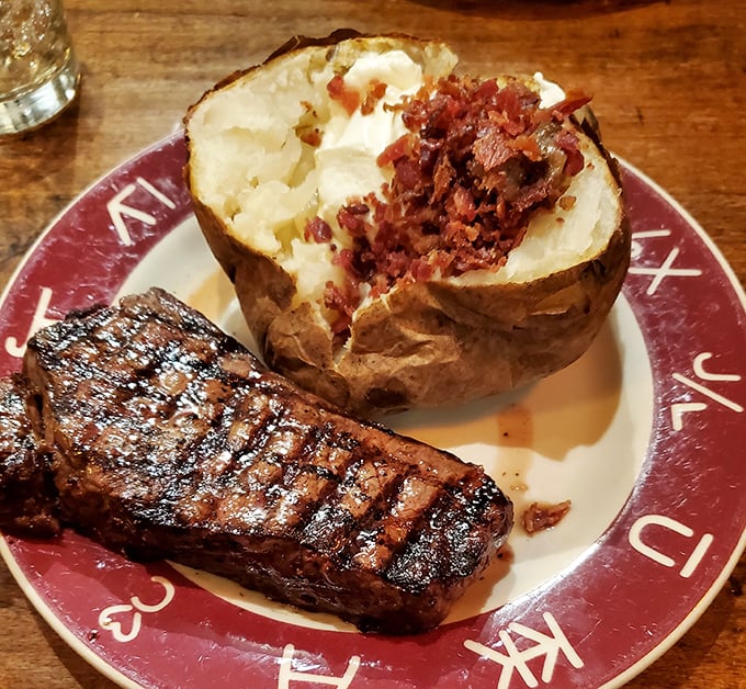 New York strip paired with a loaded baked potato is Idaho comfort food elevated to an art form worth celebrating.
