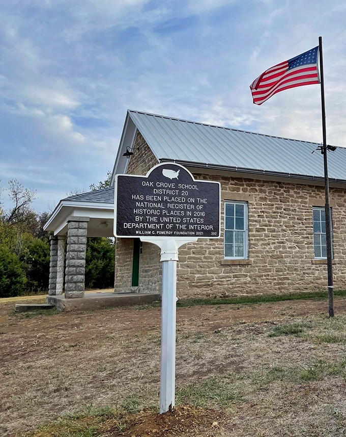 The historic Oak Grove Schoolhouse stands as a reminder that education once happened without Wi-Fi&mdash;and somehow, we all survived.