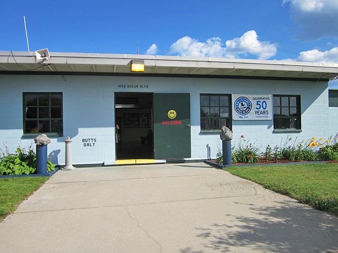 The humble beach headquarters, where sunscreen-smeared dollars are exchanged for ice cream and temporary escape from reality. Simplicity at its finest.