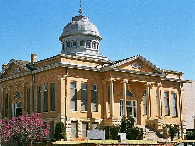 The Oklahoma Territorial Museum isn't just preserving history&mdash;it's housed in it. This 1902 Carnegie Library building tells Oklahoma's story with architectural flair.