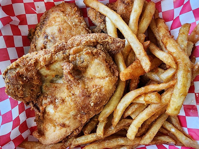 Fried chicken and fries &ndash; the combo that launched a thousand childhood memories, elevated to an art form worth adult appreciation. 