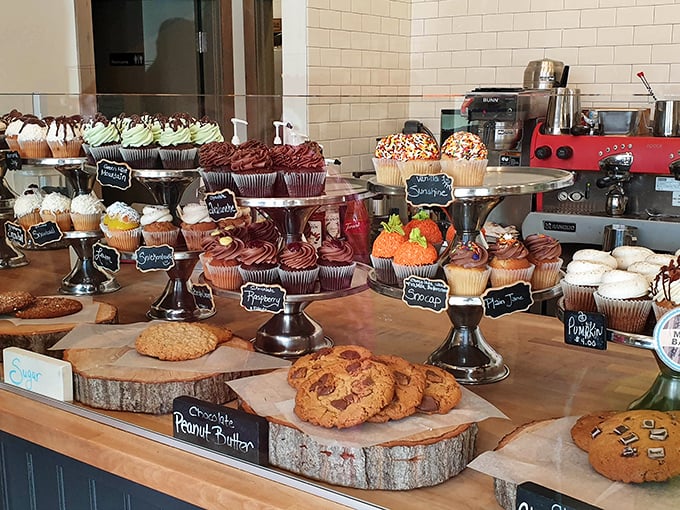 Calories don't count when they're this artfully displayed. These bakery treats are the perfect reward for conquering multiple outlet stores.