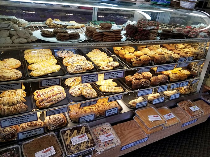This pastry case is basically a museum of deliciousness, and admission is whatever's in your wallet right now.