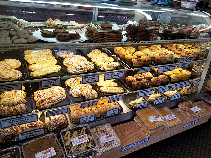 This pastry case is basically a museum of deliciousness, and admission is whatever's in your wallet right now.