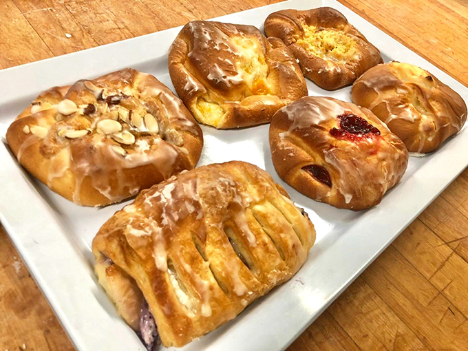 Danish pastries with personality&mdash;each one a buttery canvas of fruit, nuts, and glaze that belongs in a museum of deliciousness.