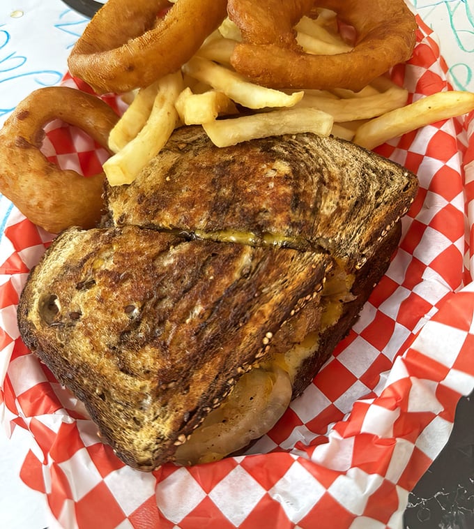 The perfect grilled cheese isn't just melted &ndash; it's transformed into a golden-brown masterpiece that makes adults feel like kids again.