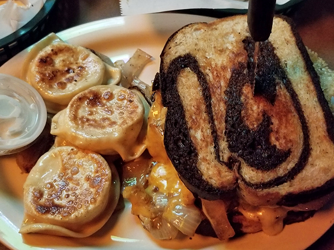 The patty melt that launched a thousand cravings - when rye bread meets beef, magic happens between those toasted slices.