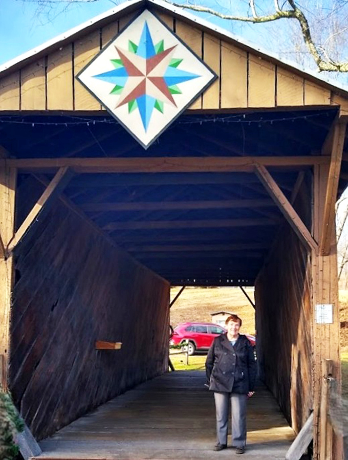 Winter transforms Jack's Creek Covered Bridge into a scene worthy of the best holiday cards—minus the reindeer and plus a dusting of authentic Virginia snow.