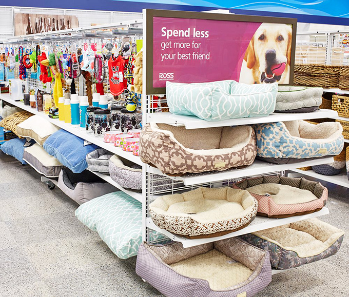 Even Fido gets the discount treatment&mdash;pet beds that look like they belong in a celebrity home, minus the celebrity price tag.