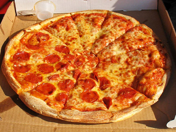 Pizza that doesn't try to be artisanal or pretentious&mdash;just perfectly melted cheese, generous toppings, and a crust that reminds you why classics never go out of style.