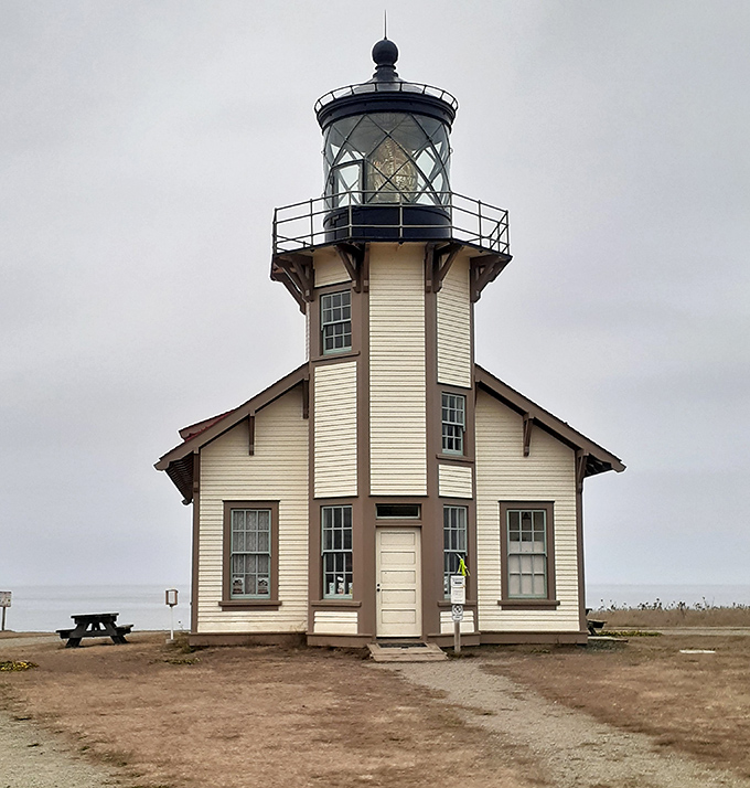 Point Cabrillo Light Station stands sentinel over the Pacific, a postcard-perfect reminder of when navigation required more than just asking Siri for directions.