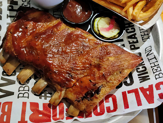 These ribs don't just fall off the bone &ndash; they practically leap into your mouth with a perfect bark that would make tree surgeons jealous.