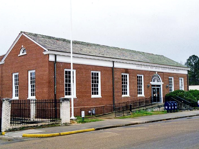 This brick post office has probably seen more handwritten letters and local gossip than any building in town.