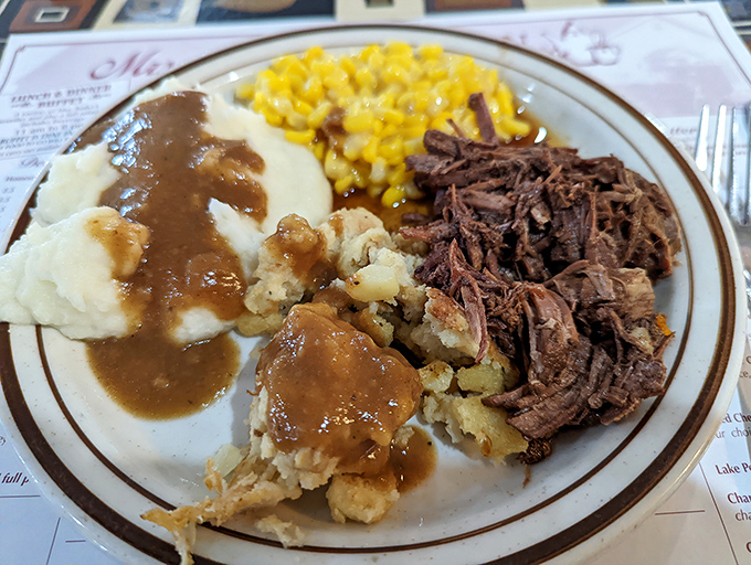 Pot roast so tender it practically melts before your fork reaches it &ndash; comfort food at its finest.