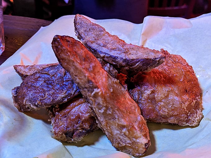 Jojos: Oregon's fancy name for potato wedges that could double as life rafts. Crispy outside, fluffy inside&mdash;the textbook definition of perfection.