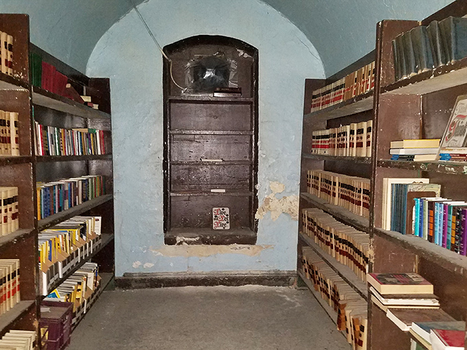 Books behind bars—the prison library offered inmates a mental escape when physical freedom wasn't an option. Bet "The Great Escape" was always checked out.