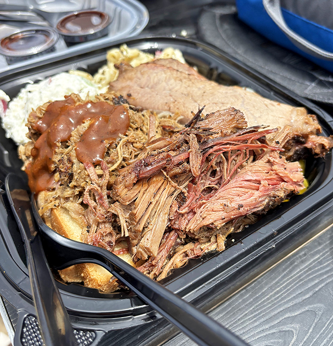 Smoky, tender pulled pork that would make a BBQ pitmaster nod in approval &ndash; proof that seaside dining isn't just about seafood.