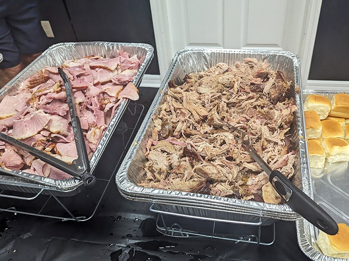 Pulled pork that maintains its dignity while still being fork-tender. Each strand seems to have been personally introduced to smoke and spice before making its way to your plate.