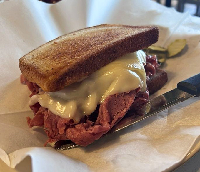 The Reuben at Blue Ash doesn't mess around&mdash;tender corned beef and Swiss cheese melting together in a sandwich romance that would make Nicholas Sparks weep.