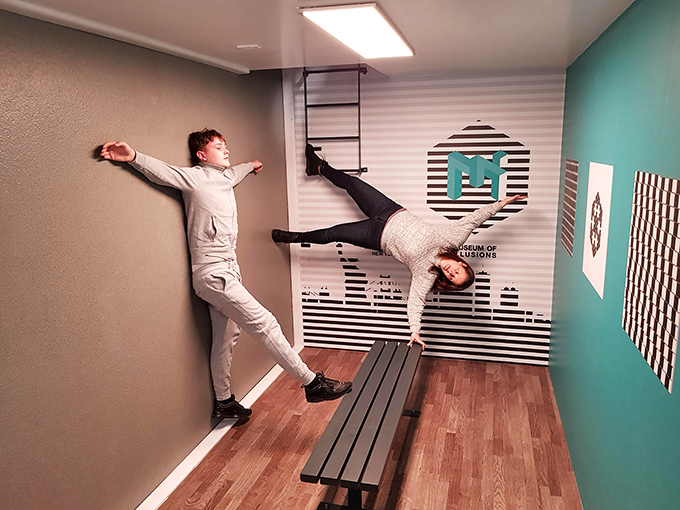 "I'm walking up the wall!" isn't something you hear every day, but in the Rotated Room, gravity seems optional and physics takes a vacation.