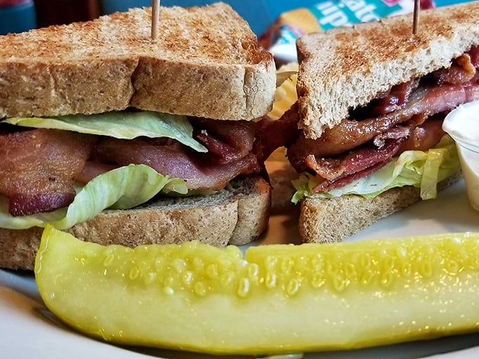 The club sandwich &ndash; where bread, bacon, and vegetables achieve that rare architectural stability that would impress Frank Lloyd Wright.