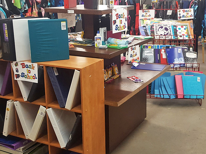 Back-to-school without breaking the bank! These supplies have barely begun their educational journey and are ready for new academic adventures.