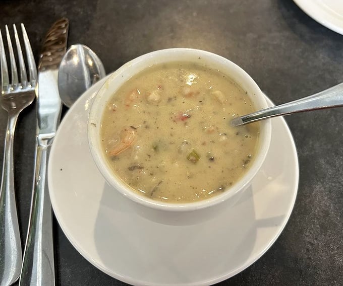 This seafood bisque isn't just soup&mdash;it's a creamy, dreamy bowl of maritime magic that might make you consider drinking it straight from the bowl.