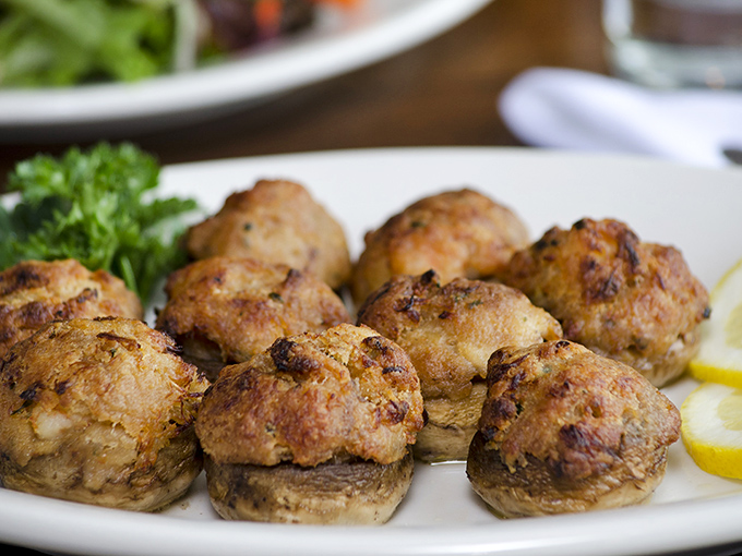 These stuffed mushrooms aren't just appetizers; they're little umami bombs that make you question why vegetables ever got a boring reputation.