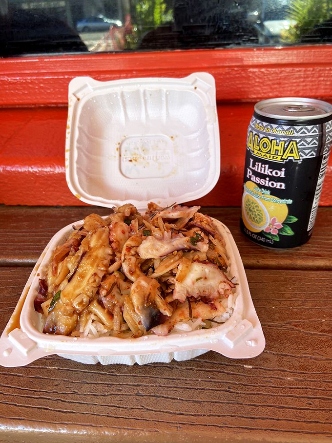 Tako poke that would make an octopus proud to be on your plate. Tender, flavorful, and swimming in a marinade that whispers sweet nothings to your taste buds.