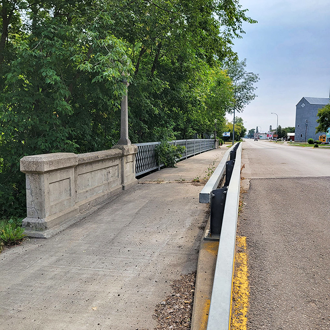 Sidewalks in Cavalier aren't just for walking; they're front-row seats to the parade of seasons that march through this northern town.