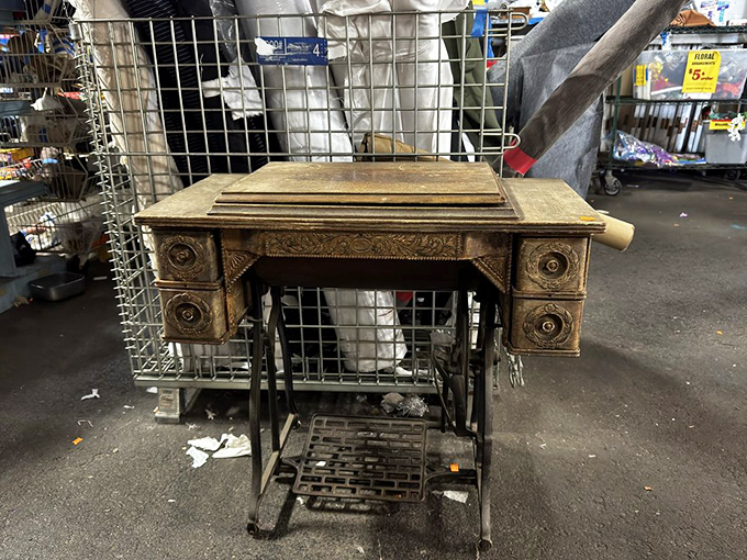 This Singer treadle sewing machine has survived longer than most marriages. They truly don't make them like this anymore.