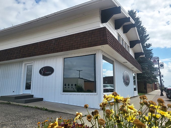 Sip Happens offers a cozy corner where coffee meets conversation in downtown Langdon.