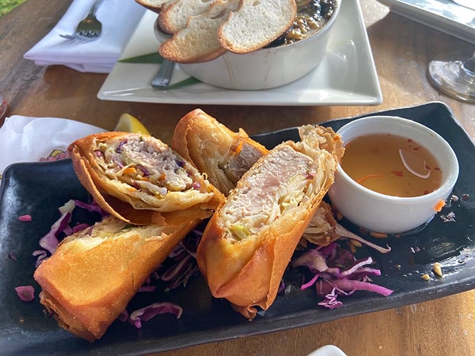 Crispy on the outside, succulent on the inside&mdash;these spring rolls aren't just appetizers, they're conversation stoppers. "I'll tell you about my day after I finish this bite."