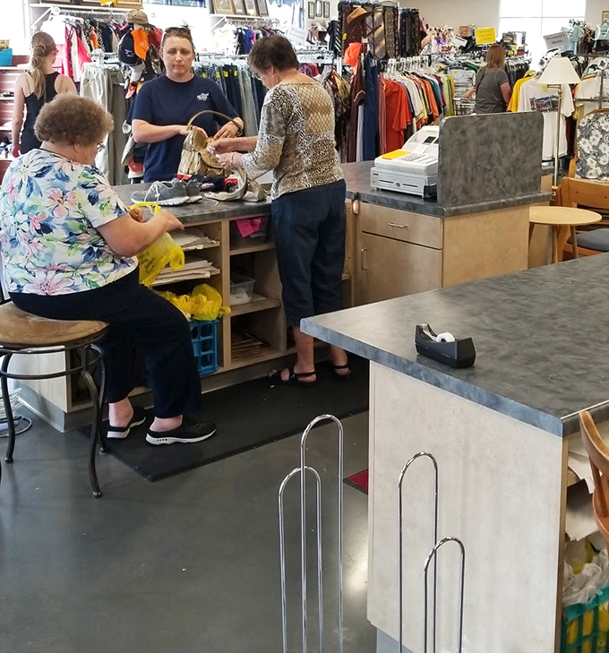 The checkout experience feels more like a friendly chat than a transaction, where purchases come with smiles and sometimes unexpected stories.