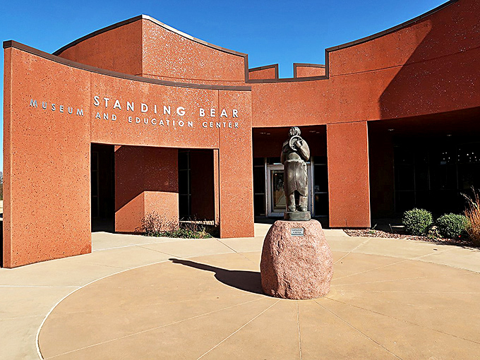 Standing Bear Park honors Native American history with dignity and grace, offering free education wrapped in natural beauty.