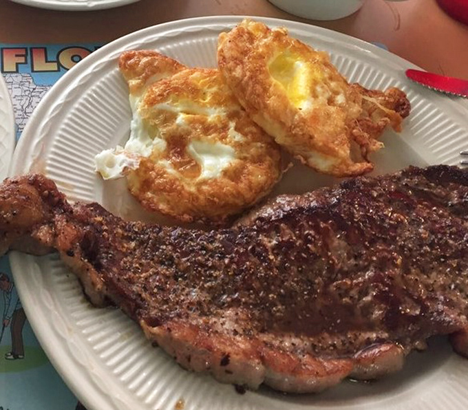 This steak and eggs plate isn't trying to impress you with fancy plating&mdash;it's too busy being absolutely delicious in the most straightforward way possible.
